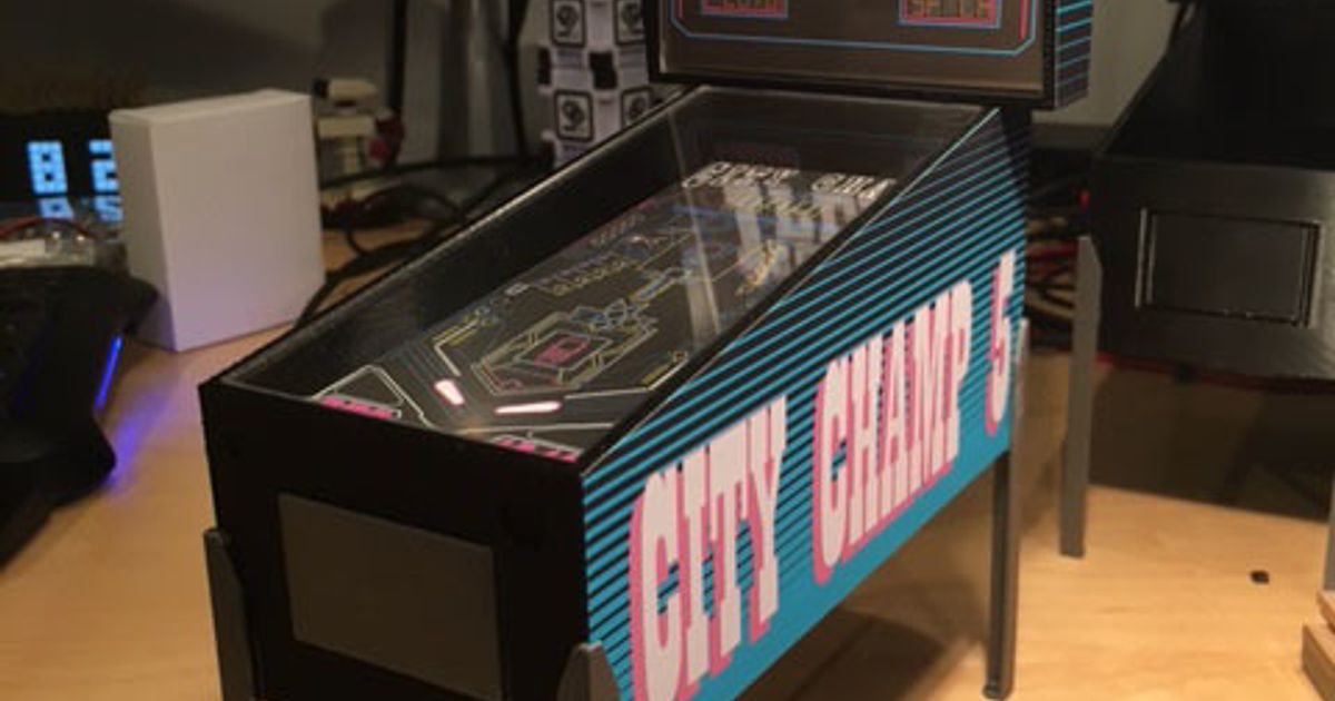 Small Pinball Machine von Jeremy Williams | Kostenloses STL-Modell ...