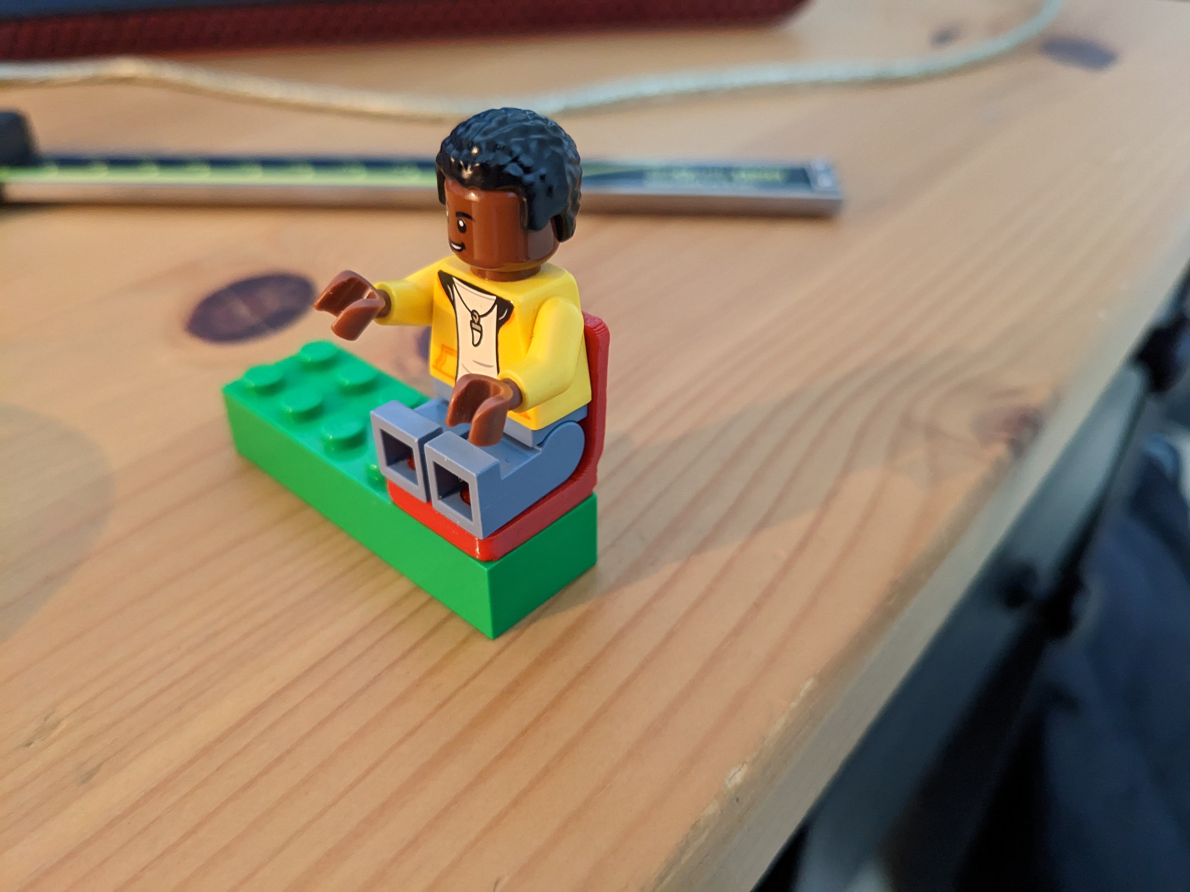 Lego Compatible Minifig Seat 2x2 4079 edit for FDM by janci | Download ...
