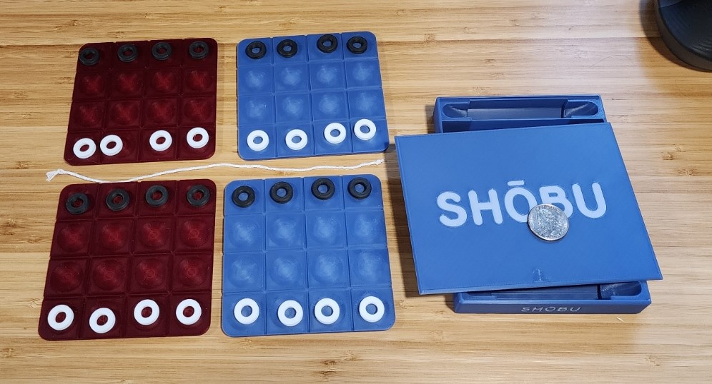 SHOBU (SHŌBU) travel board game by Christopher Litsinger | Download ...