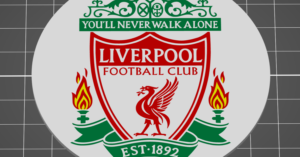 FC Liverpool Coaster / Beermat by Kawuezel | Download free STL model ...