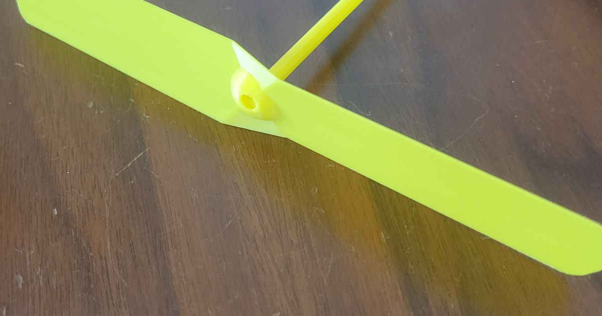 Hand Spun Helicopter Propeller by Custom Works | Download free STL ...