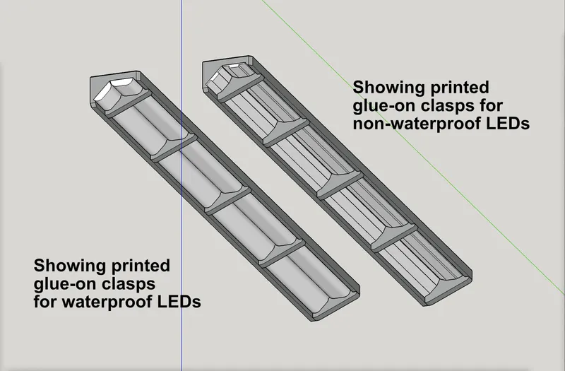 Flashforge Adventurer 5M (AD5M) LED Light Bars mod accessories - mounts ...