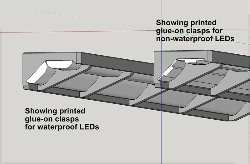 Flashforge Adventurer 5M (AD5M) LED Light Bars mod accessories - mounts ...