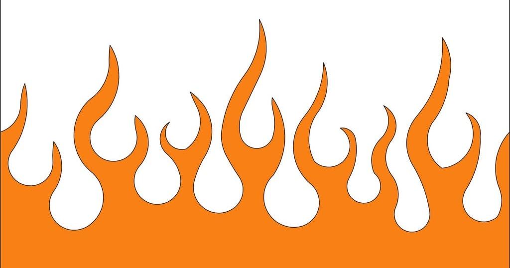 Flame stencil by B&B TECH | Download free STL model | Printables.com