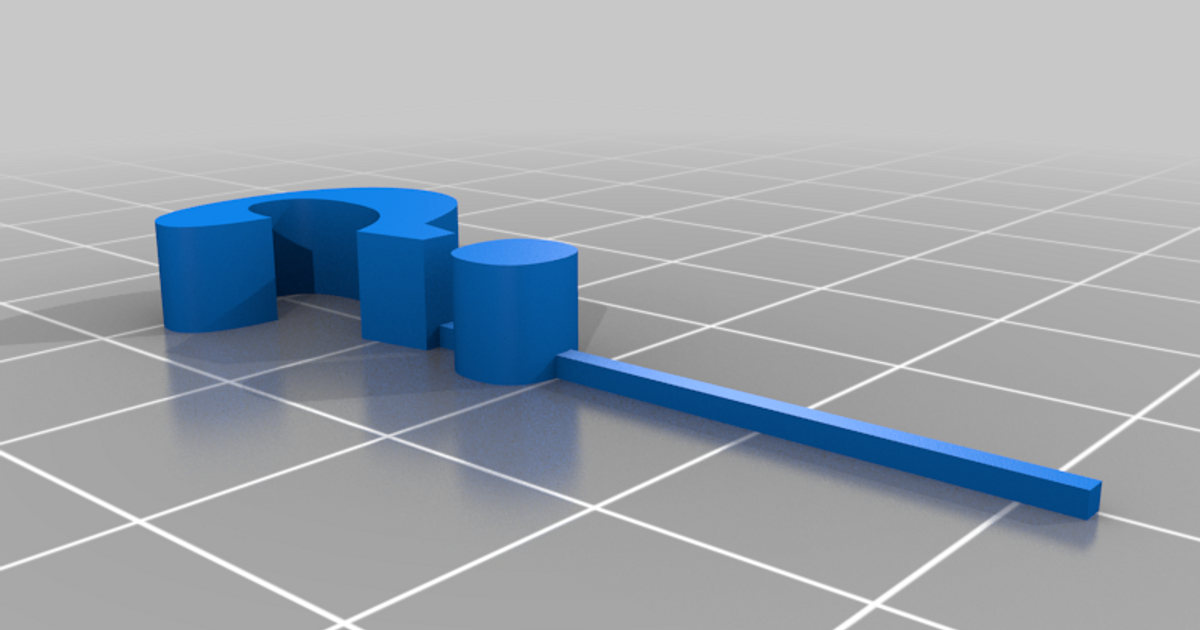 Question mark cupcake topper by Tom Kludy | Download free STL model ...