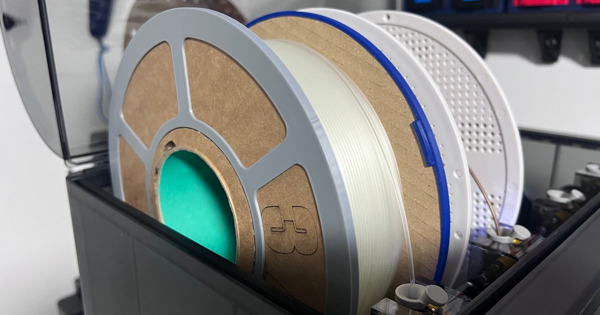 3DQF Filament Spool Support Adaptor for Bambu Labs AMS unit by Peter ...