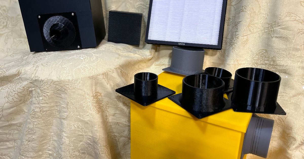 Smoke, Fume, Particulate Extractor by DC3d | Download free STL model ...