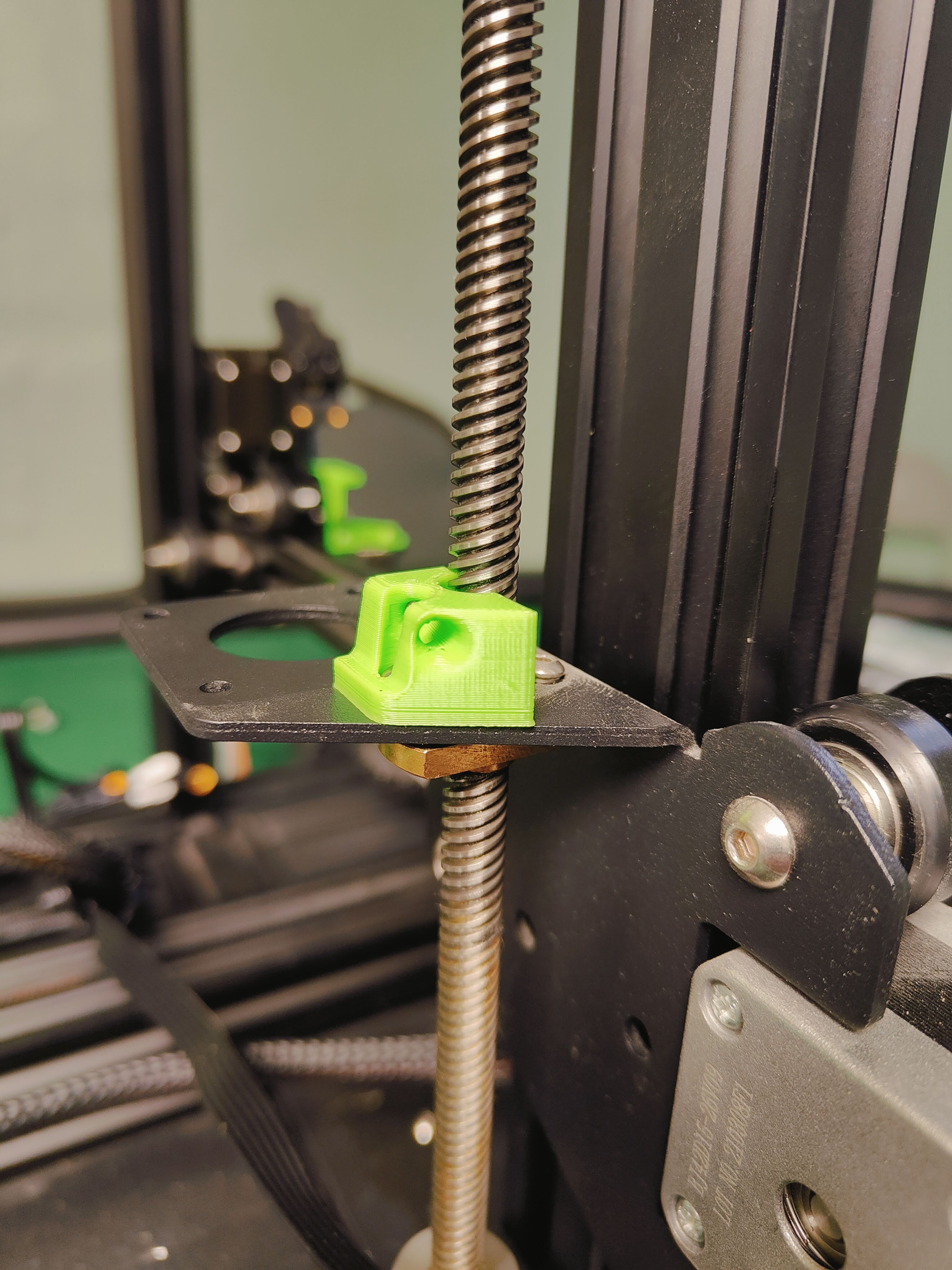 Ender 3 Filament Guide Block - Half by Matt M | Download free STL model ...