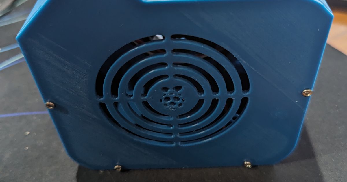 Pi 4 case with I2C OLED window by Keith Christopher | Download free STL ...