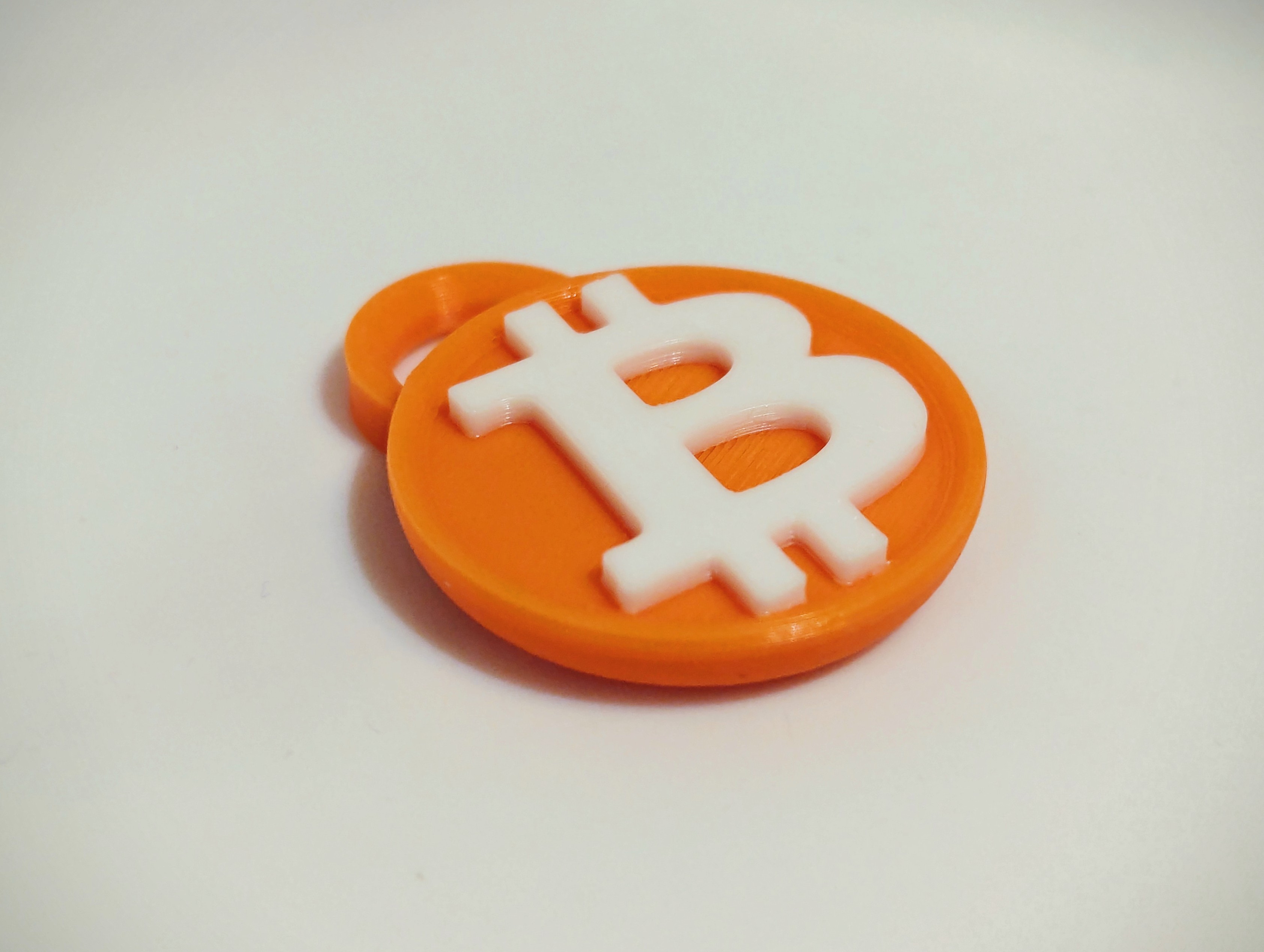 Round Bitcoin Keychain by nyknyc | Download free STL model | Printables.com