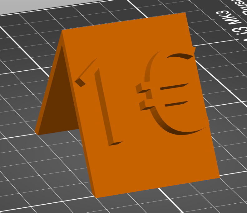1 euro sign by Drexobed | Download free STL model | Printables.com
