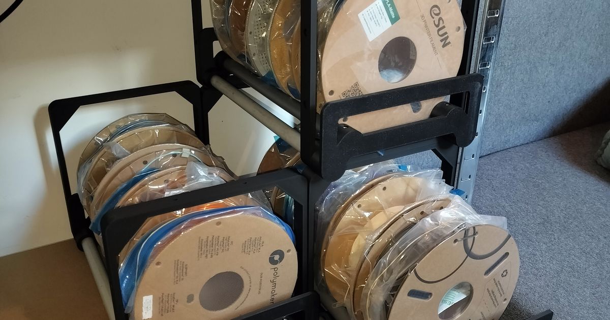 Modular Filament Drawer System ( pvc pipe remix ) by jsonvr | Download ...