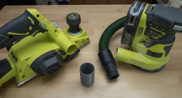 Ryobi Dust Port Adapter by Chef Dan BG | Download free STL model ...