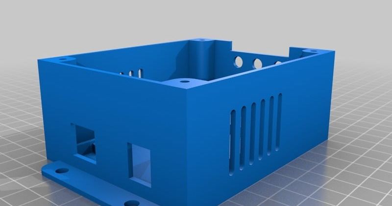 Case for Arduino UNO, CNC Shield and 60x60 or 40x40 fan (grbl). by ...