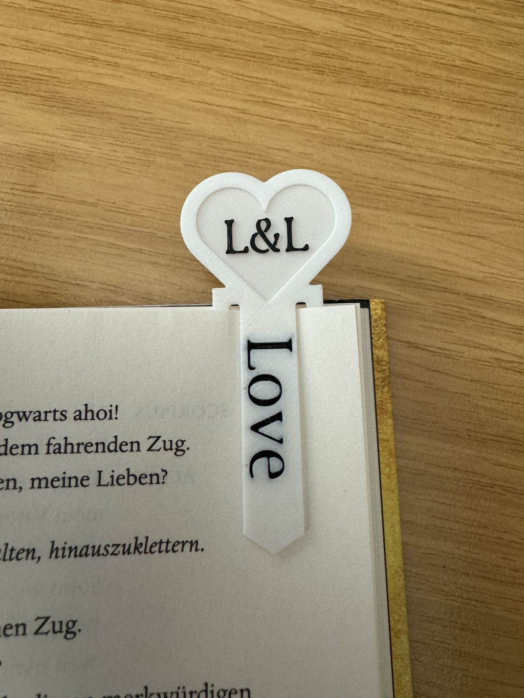Lesezeichen Herz /Bookmark heart by Tanker | Download free STL model ...