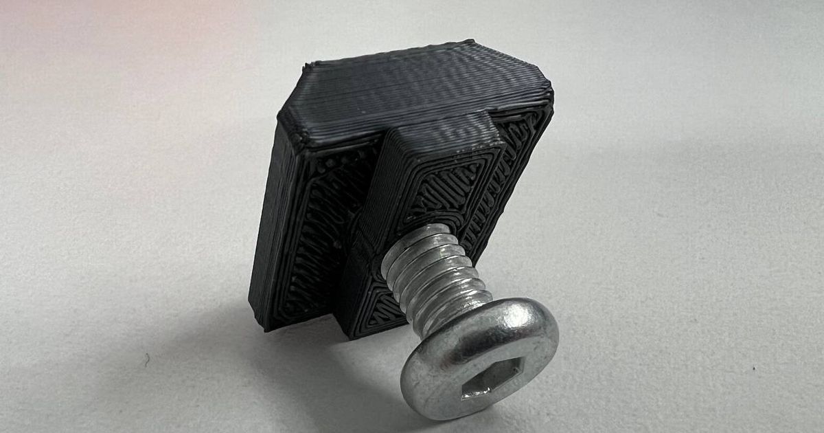 M6 T-Slot Nut by DDD | Download free STL model | Printables.com