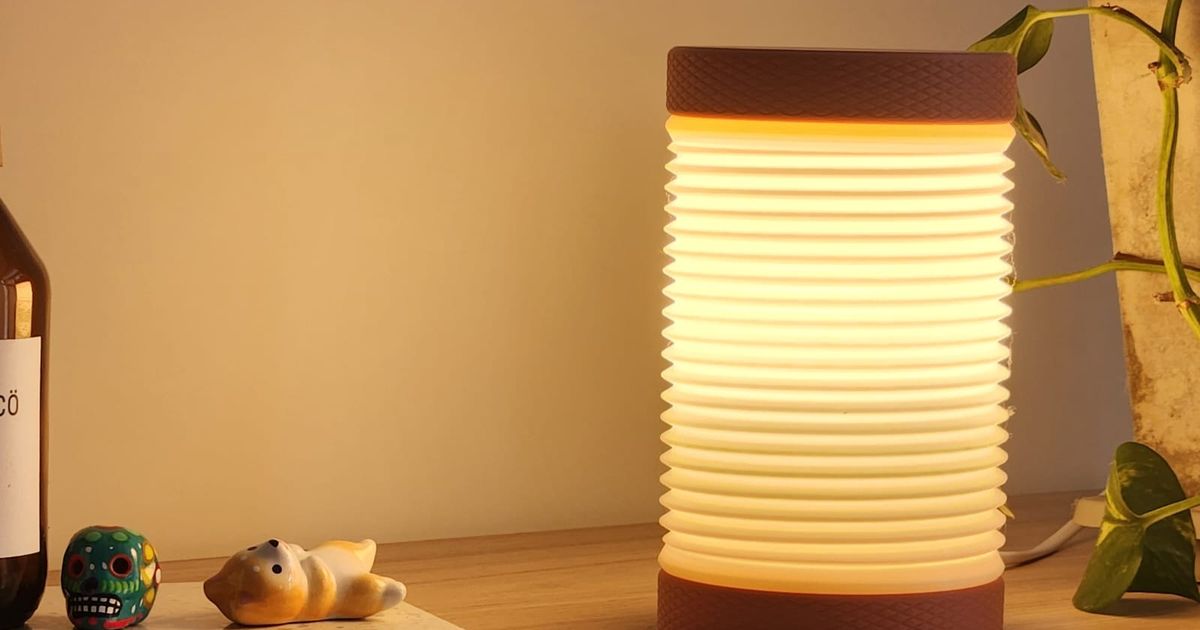 Threaded Lamp by Alvaro G | Download free STL model | Printables.com