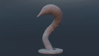 Pulled Worm On A String by Clay Rade | Download free STL model ...