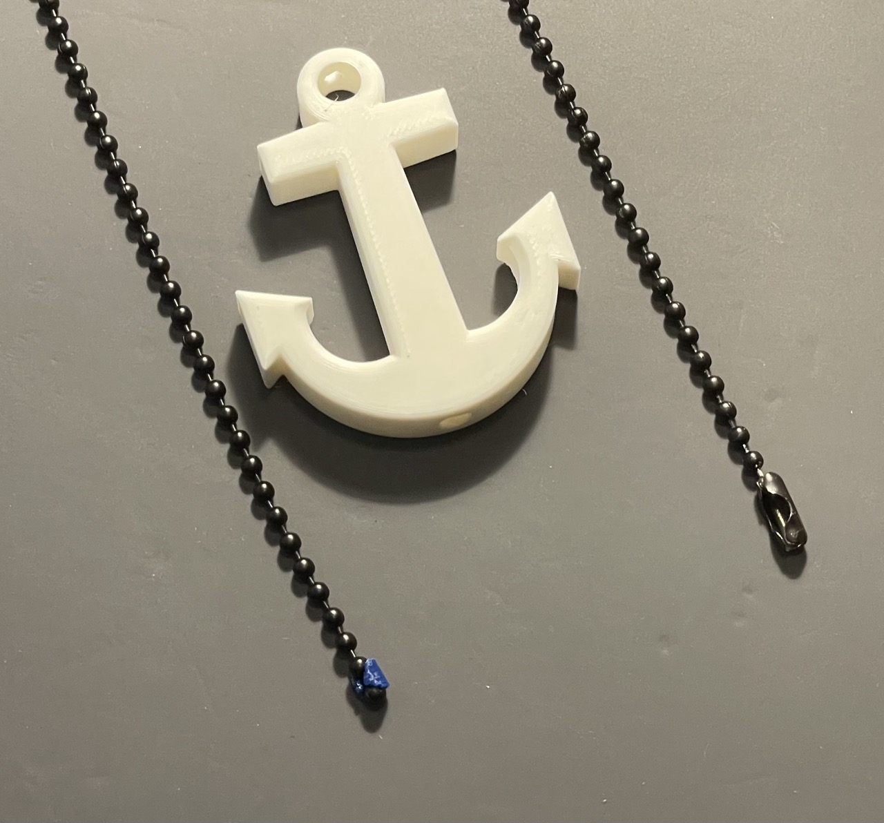 Anchor Ceiling Fan and Light Chain Pull - Coastal Theme by DEs3Ds ...