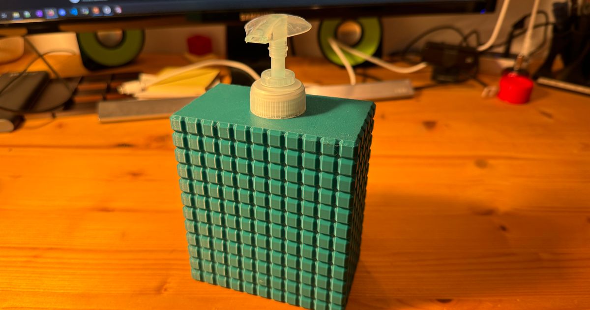 Soap dispenser cover (Vase mode) by dargul | Download free STL model ...