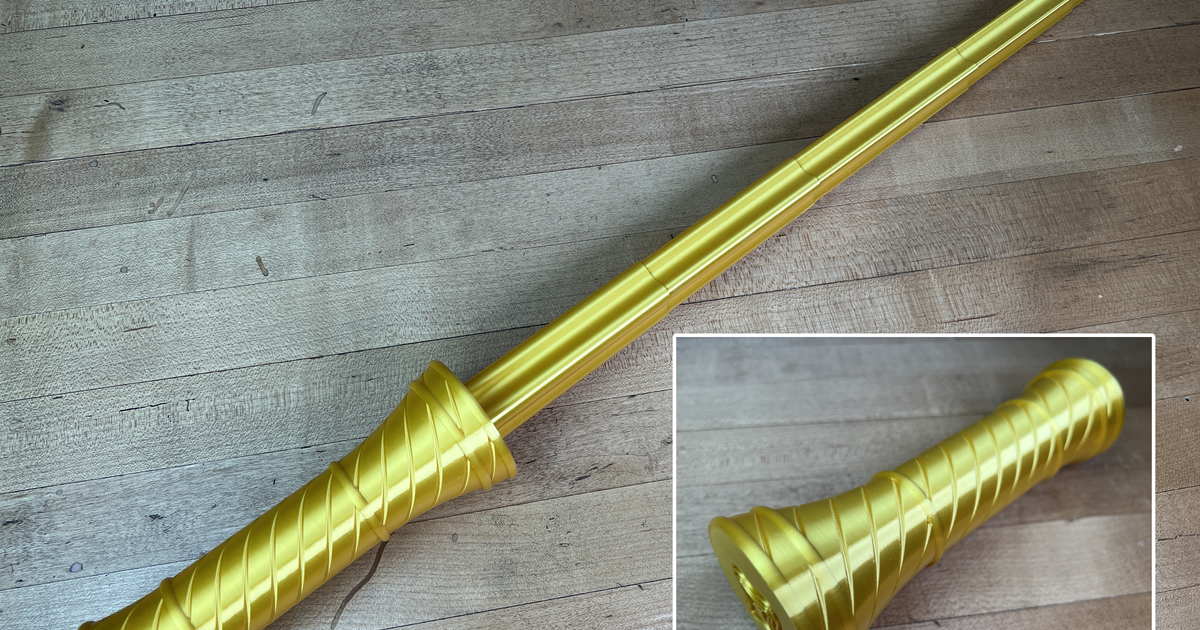 Square Blade Magic Sword Print-in-Place by 3D Printing World | Download ...