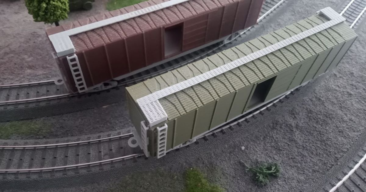 AMERICAN BOXCAR FOR H0 SCALE by ASKA Modelle | Printables Store