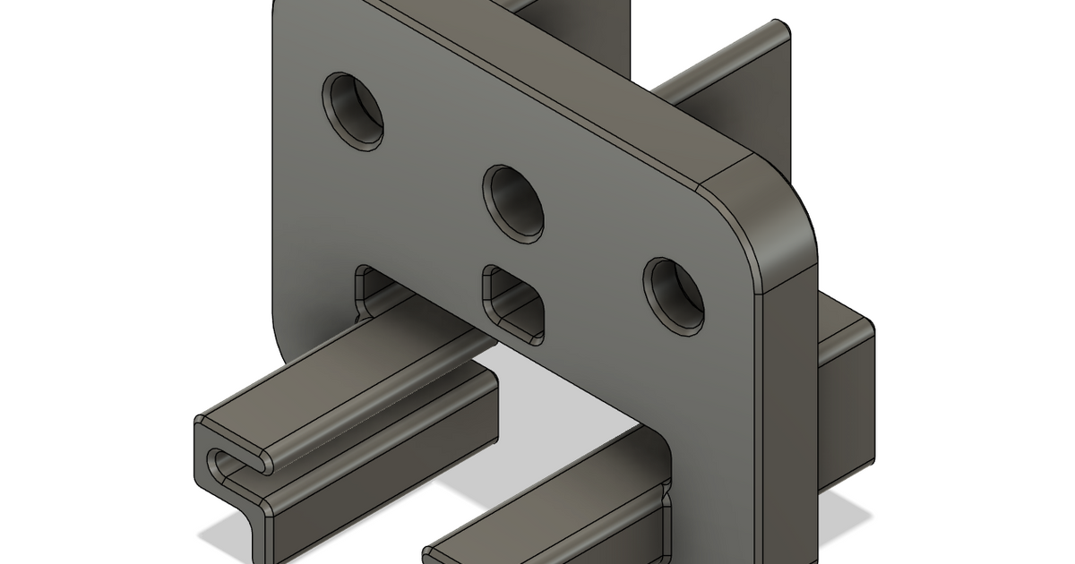 Drawer Rail Support by sartirious | Download free STL model ...