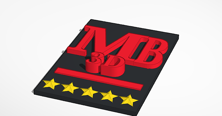 MB3D logo (Multicolour) by MB3D Printing | Download free STL model ...