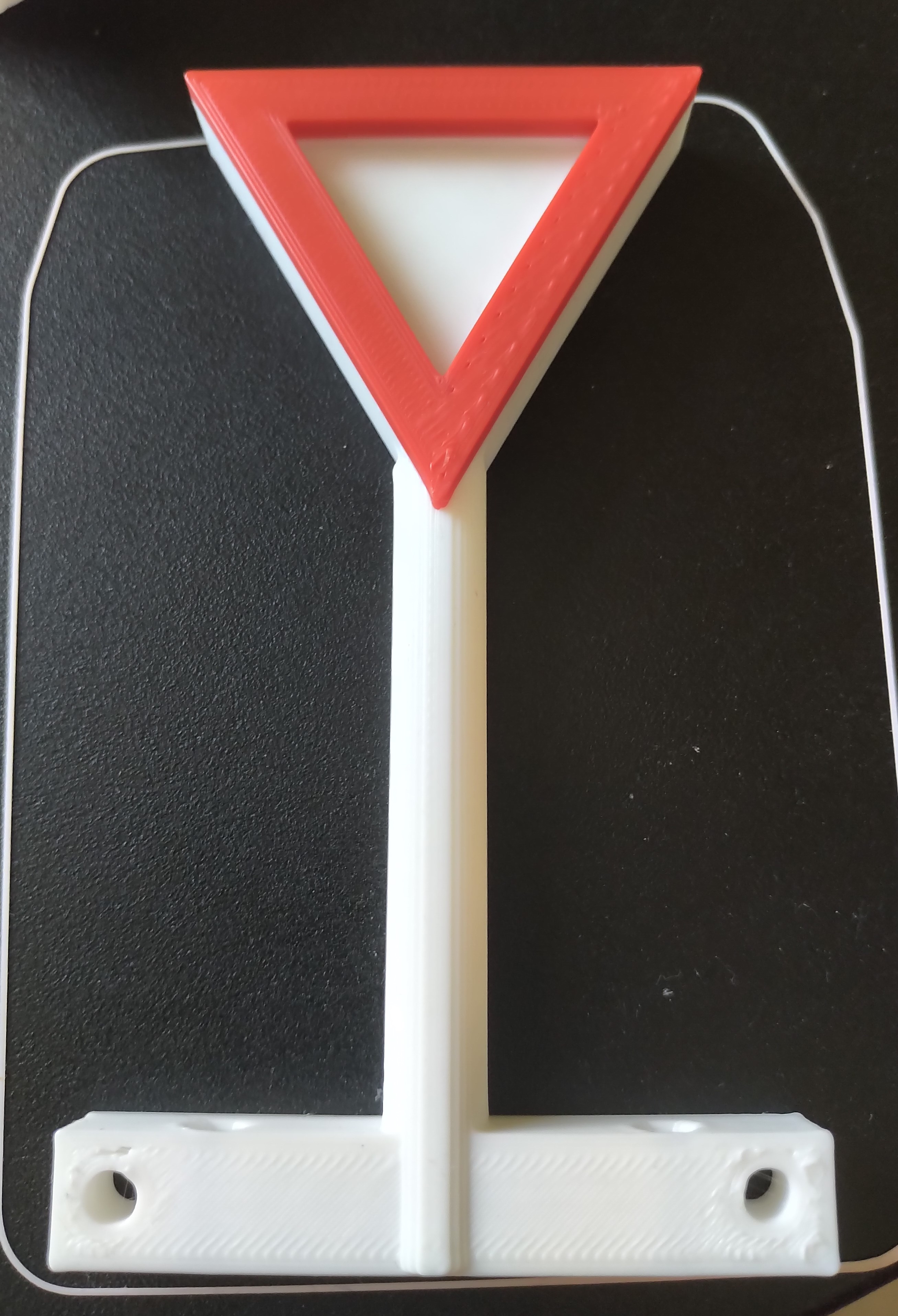 Traffic sign - Give Way by Petr O | Download free STL model ...