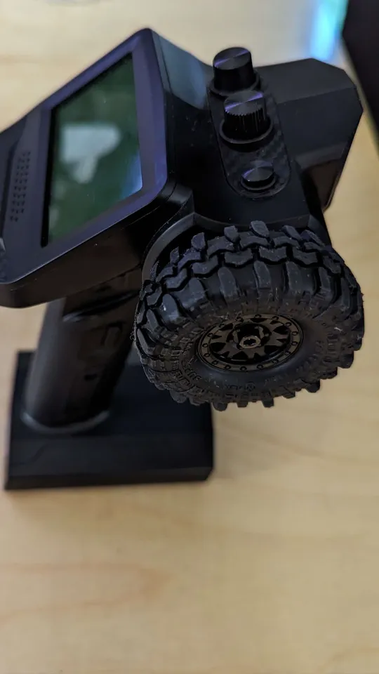 Flysky G7P Wheel Adapter for 7mm hex added thumb lever option also by Hoquat | Download free STL ...