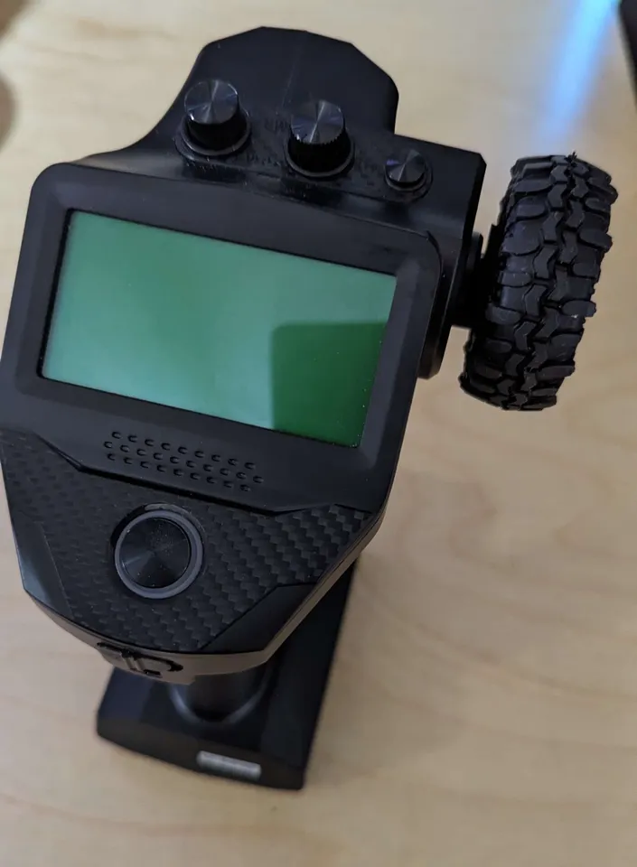 Flysky G7P Wheel Adapter for 7mm hex added thumb lever option also by Hoquat | Download free STL ...