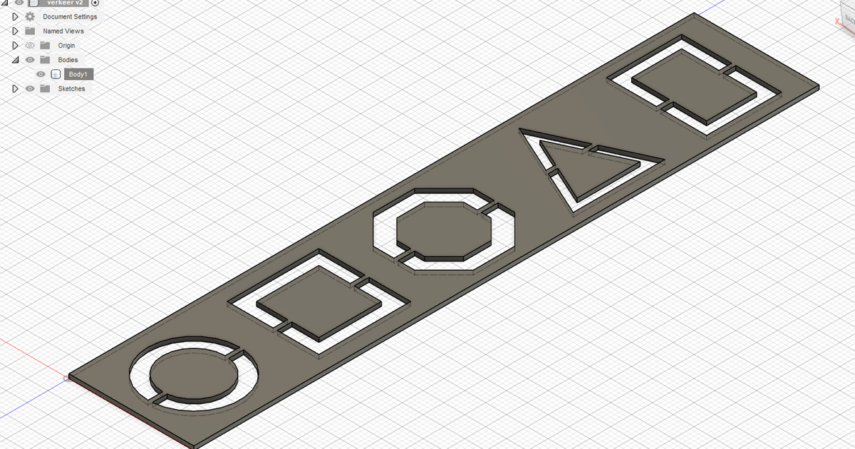 Template for drawing traffic signs by MakerRonald | Download free STL ...