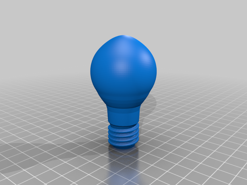 Bright idea stickman lamp by Tooner.it | Download free STL model ...