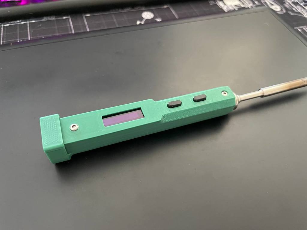 Modded TS100 Soldering Iron replacement shell by Sergey Omelchenko ...