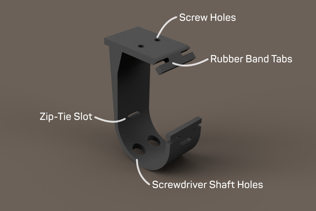Cable Hooks 1kg+ by Kieran | Download free STL model | Printables.com