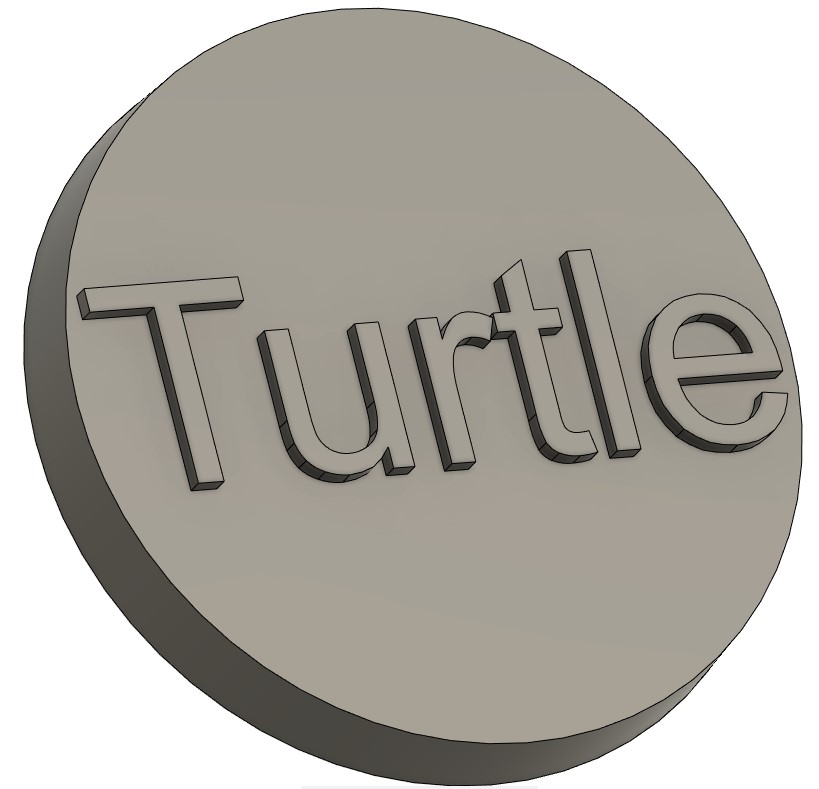 Turtle Coin by Sam B | Download free STL model | Printables.com