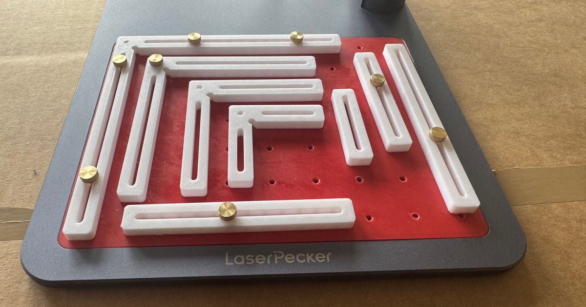 Laserpecker LP4 alignment jigs by Craig | Download free STL model ...