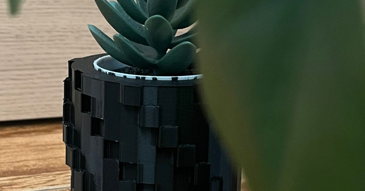 Simple plant holder/stand by Brent Poppe | Download free STL model ...