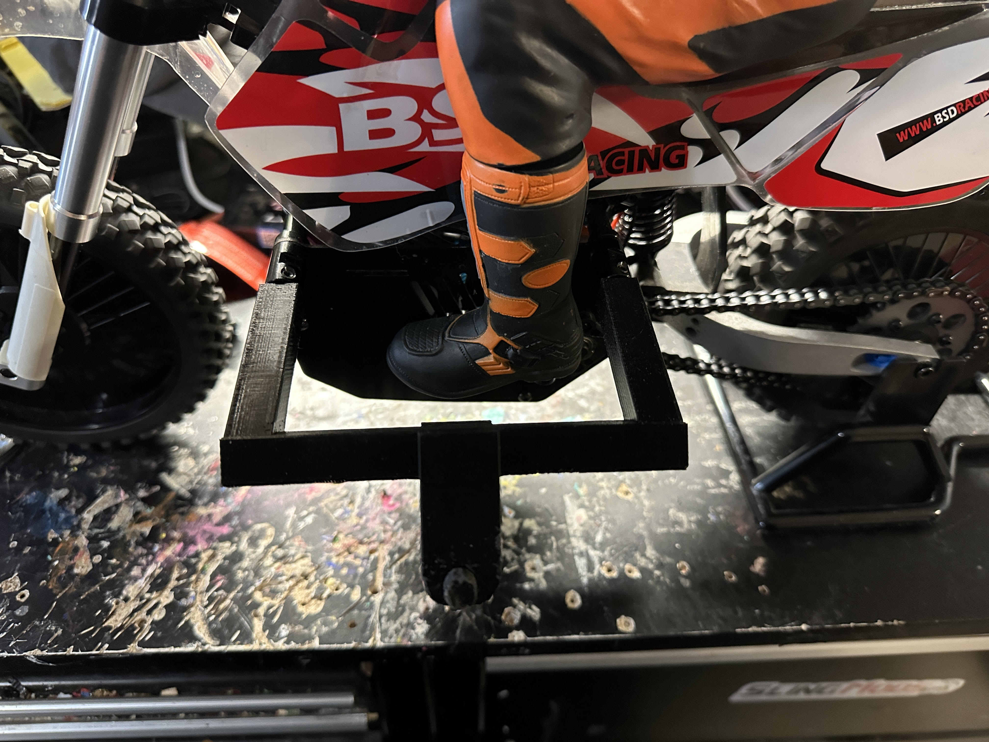 Replacement anti tip bars for BSD Racing RC Dirt Bike by MPDurham | Download free STL model ...