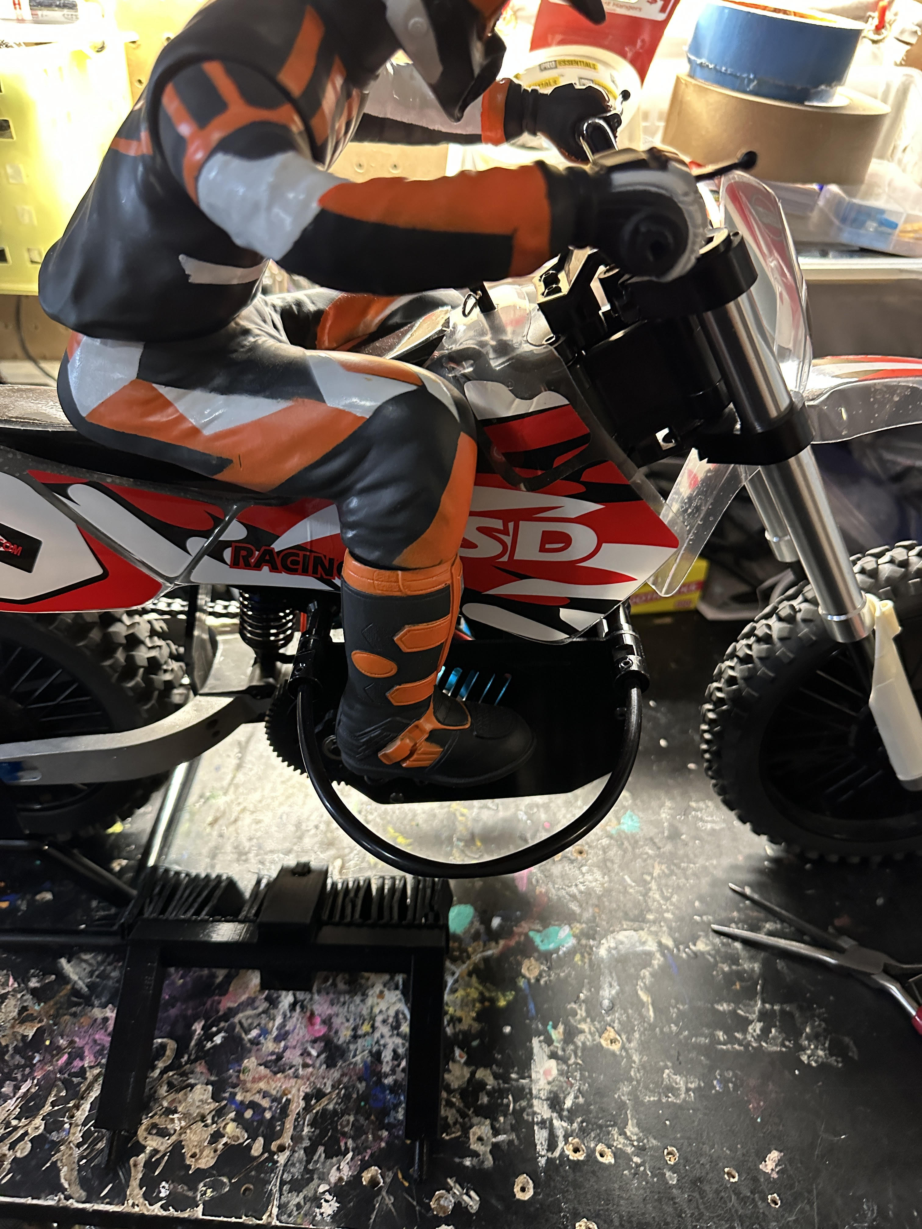 Replacement anti tip bars for BSD Racing RC Dirt Bike by MPDurham | Download free STL model ...