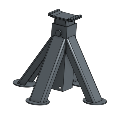 Jack Stand Scale Model by james.org | Download free STL model ...