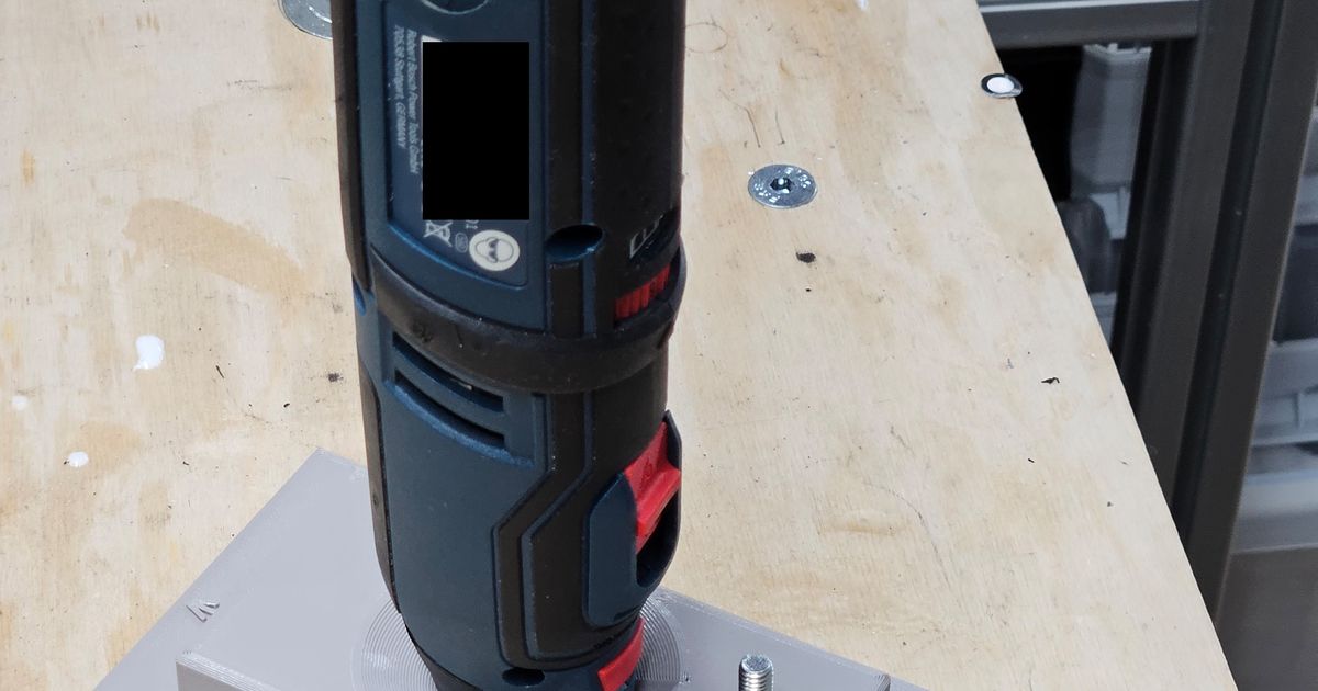 Adjustable, handy Router Platform for Bosch GRO 12V-35 by crayzo ...