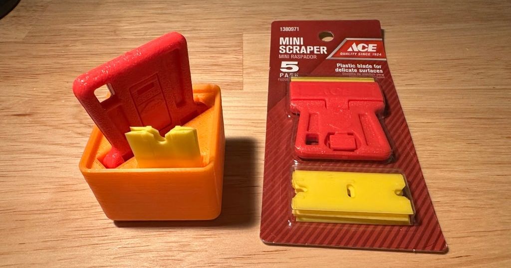 Gridfinity - Ace Mini Scraper & Blade Bin by Eli Martinez | Download ...