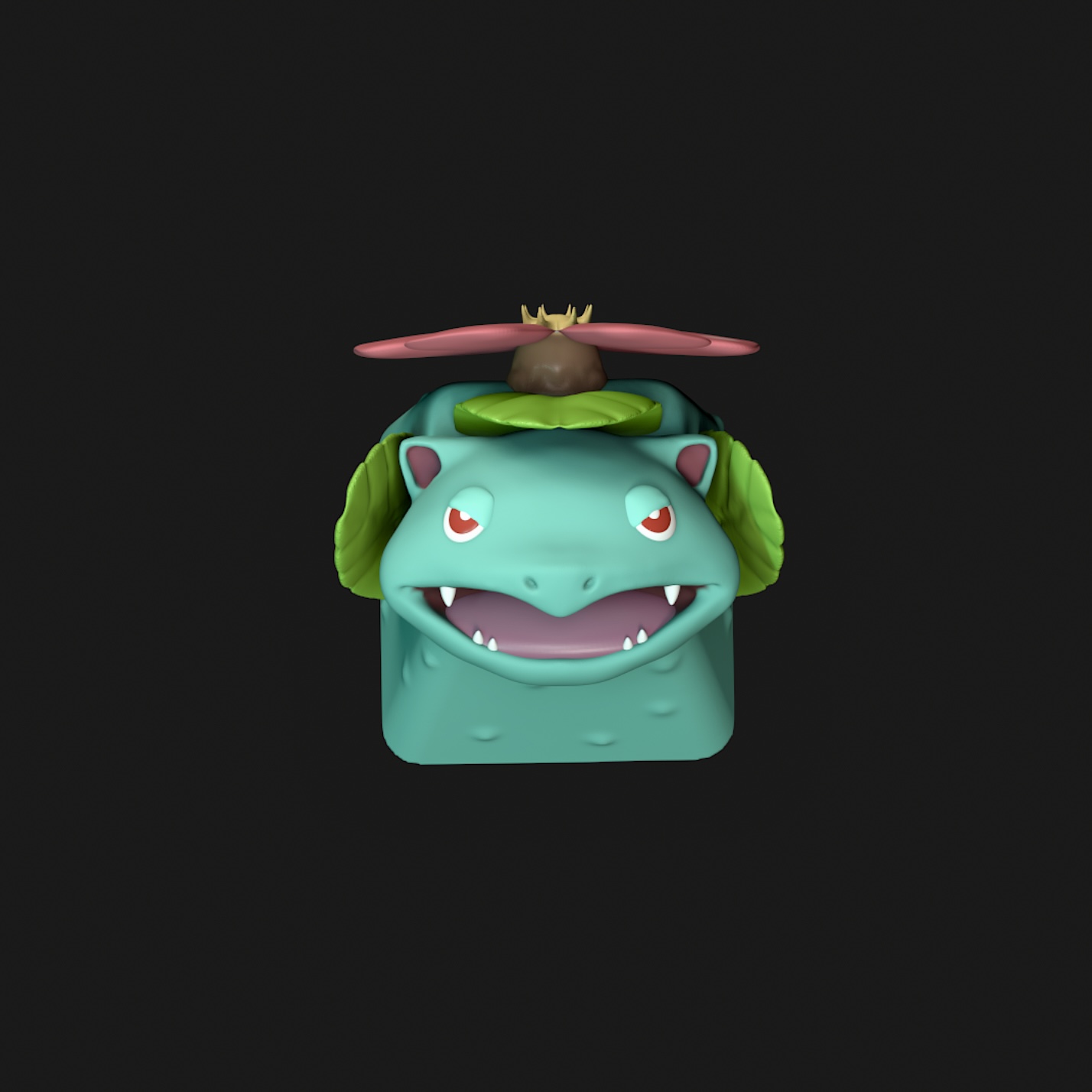 VENUSAUR KEYCAP Nº0003 by Creative Dicks | Download free STL model ...