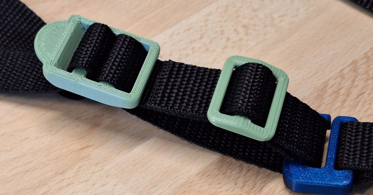 Optimized strong 20mm strap tensioner by HD_Creator | Download free STL ...