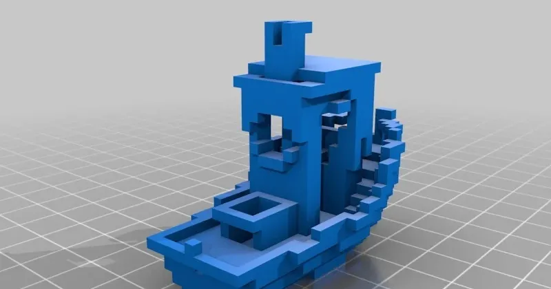 Voxel 3DBenchy by Luc van Herwaarde | Download free STL model ...
