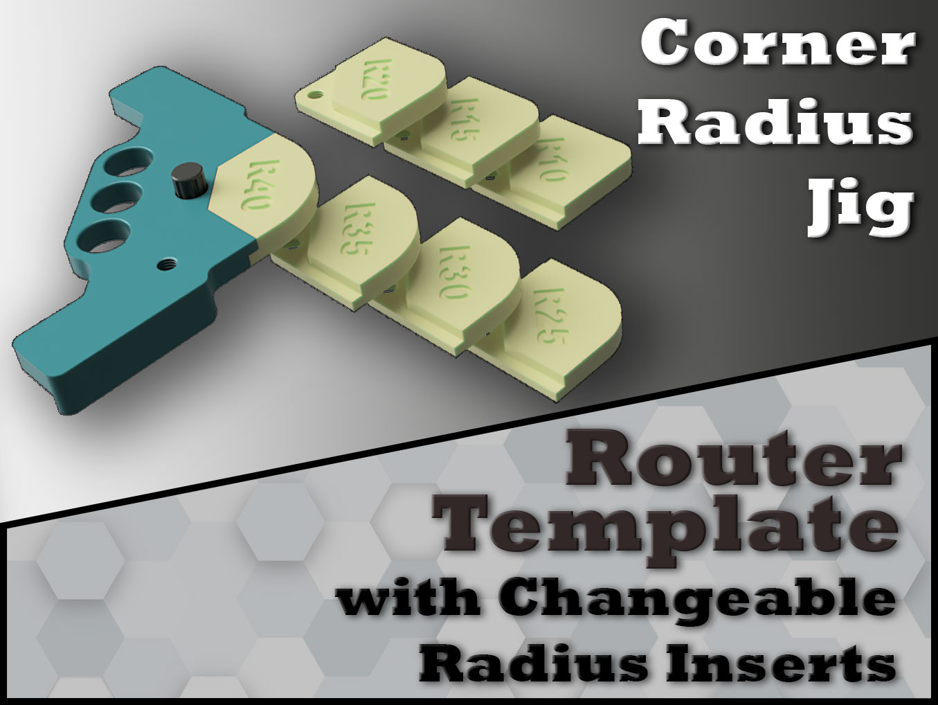 Corner Radius Jig with changeable Radius Inserts Metric and Imperial by ...