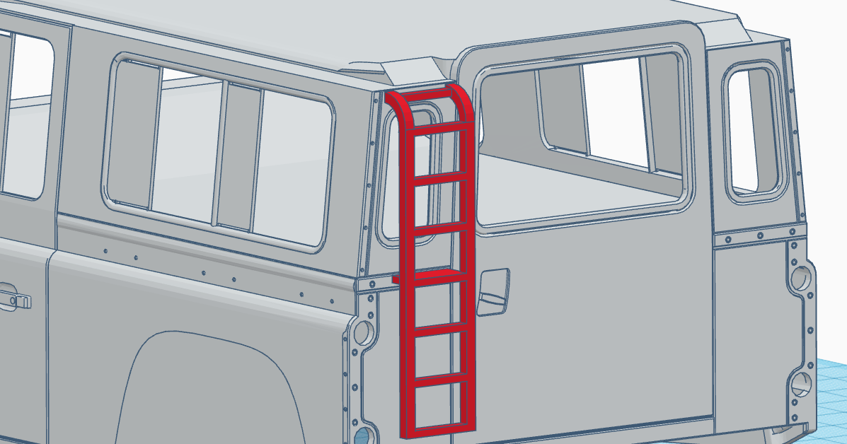 Ladder for Landy Mini by Martin | Download free STL model | Printables.com