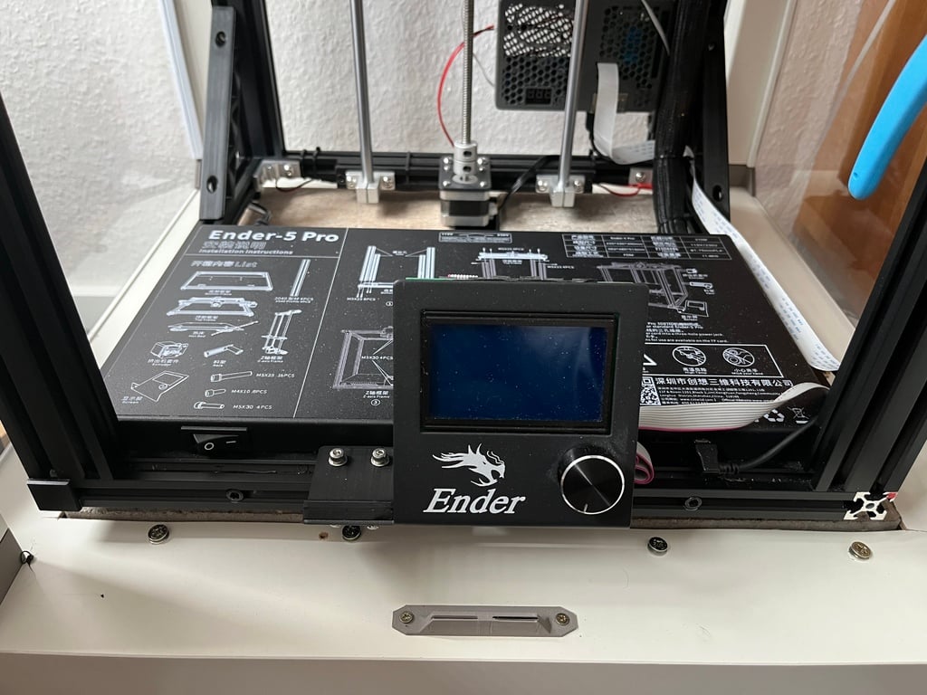 Ender 5 (Pro) Stock LCD Display Relocation Adapter by MeisterD ...