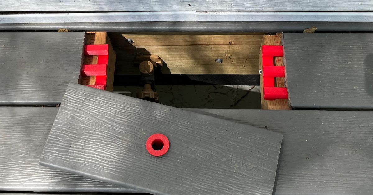 Deck Access Point Bracket by drachenfire7784 | Download free STL model ...